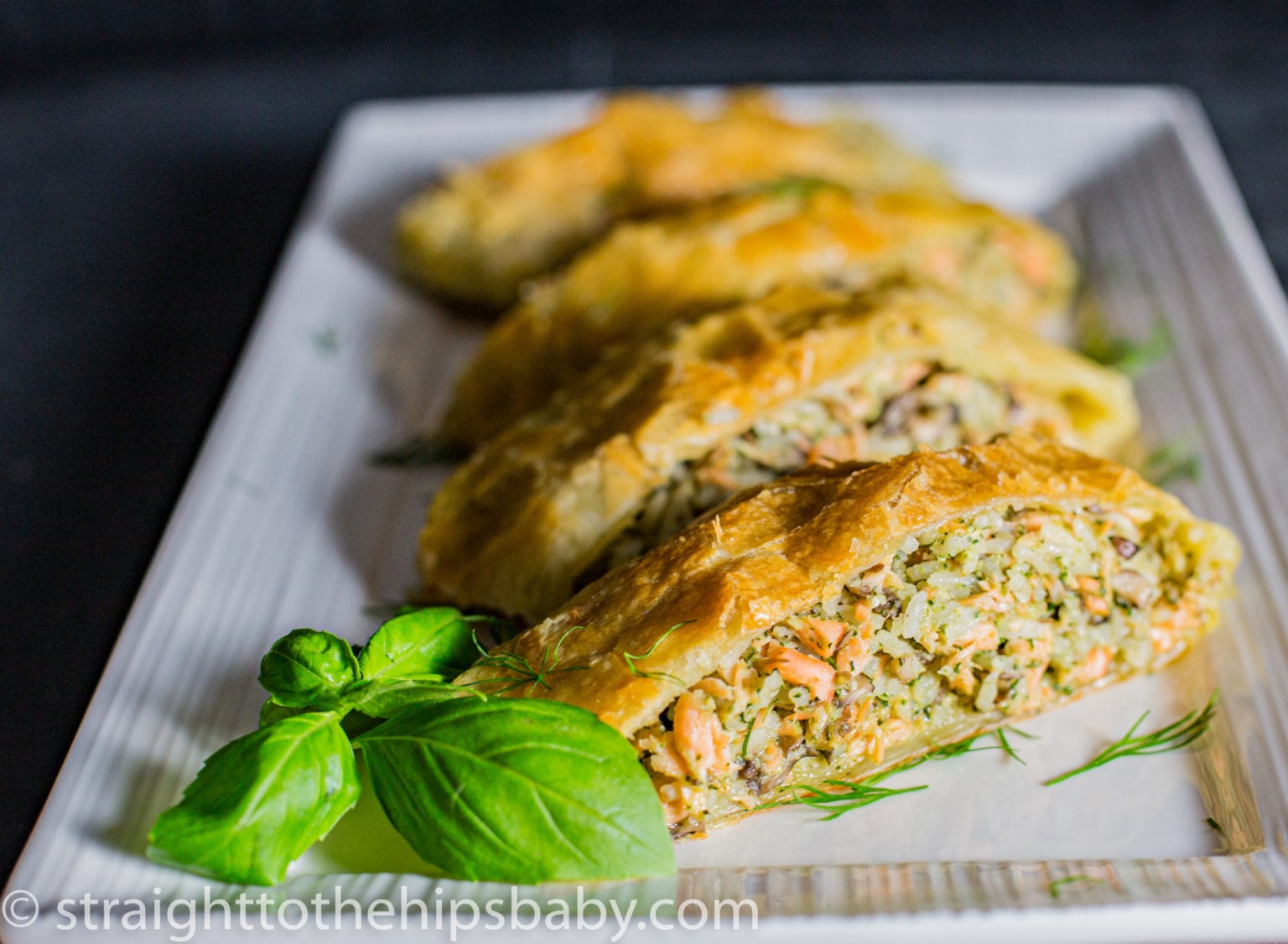 Salmon in Puff Pastry - Straight to the Hips, Baby