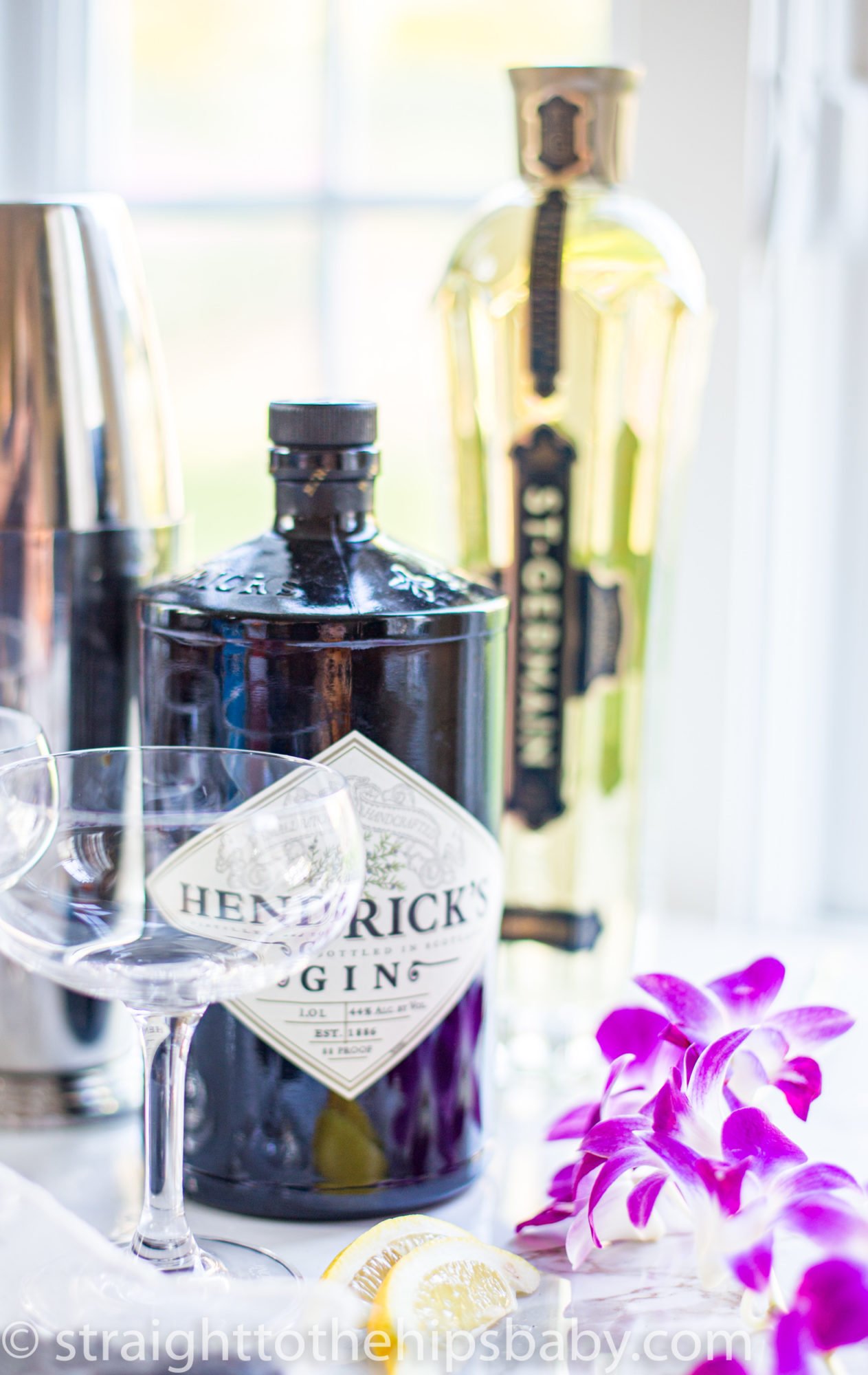 Gin & Green Tea Cocktail - Straight to the Hips, Baby