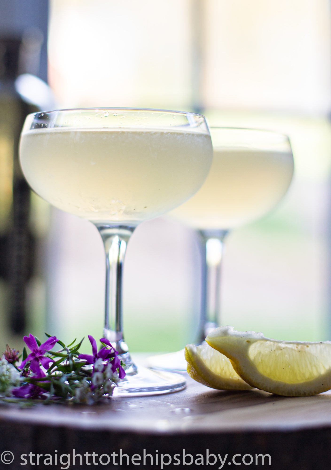 Gin & Green Tea Cocktail - Straight to the Hips, Baby