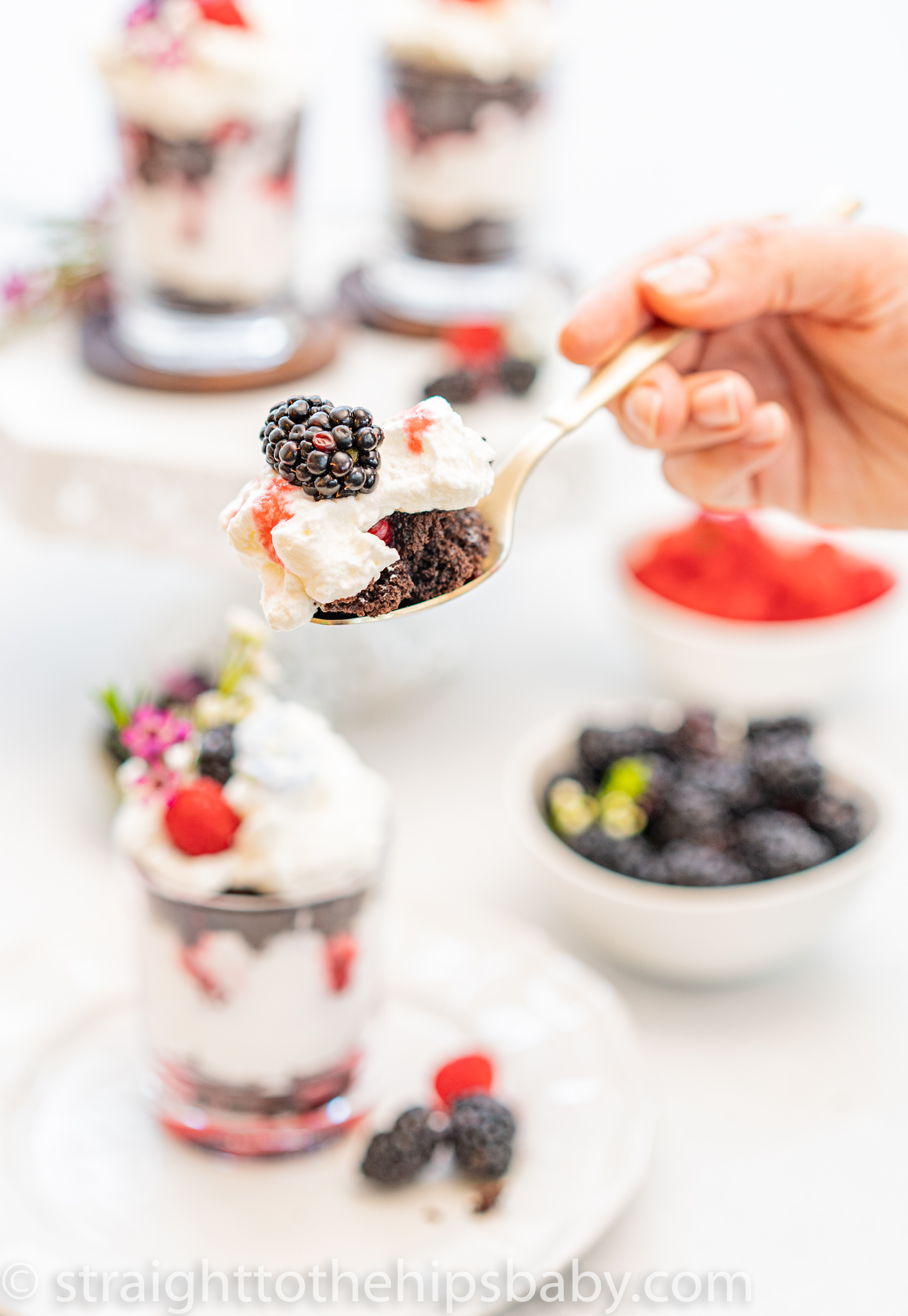 Luxurious Chocolate Trifle with Raspberries and Champagne Cream ...