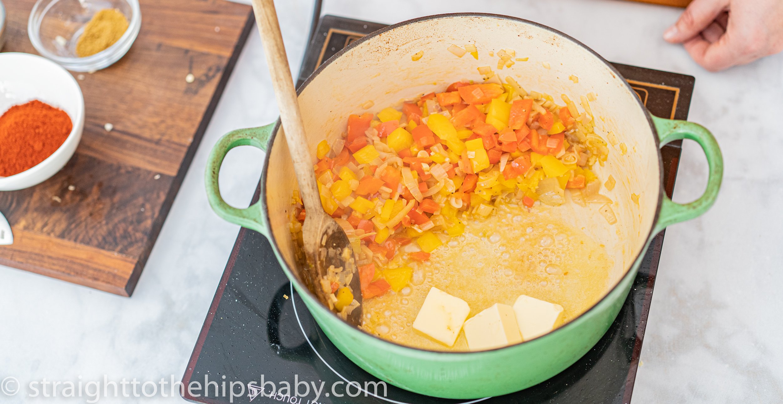 Delicious and Quick Chicken Paprikash! - Straight to the Hips, Baby